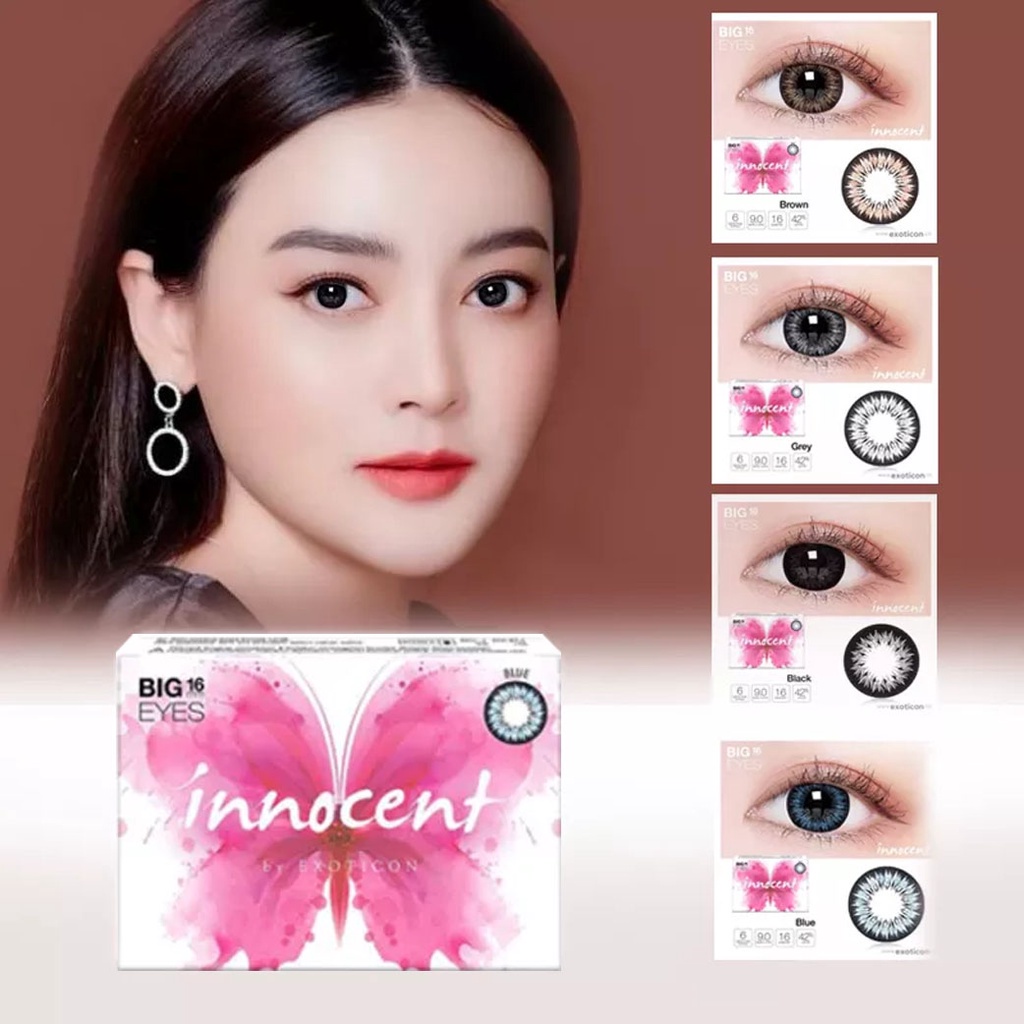 Jual SOFTLENS X2 INNOCENT BIG EYES 16MM BY EXOTICON ( NORMAL ) | Shopee ...