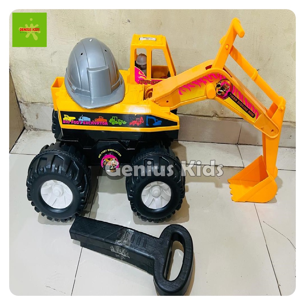Jual Terbaru Mainan Anak Mobil Excavator Duduk Mobil Beko Dorong Besar ...