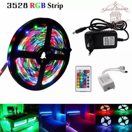 Jual TD Lampu LED Strip 5M RGB+Remote Gaming Dekor Hias Kamar TV ...
