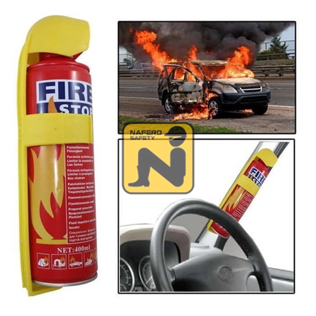 Jual Alat Pemadam Api Mini APAR Fire Stop Mobil 500ml Promo + Braket ...