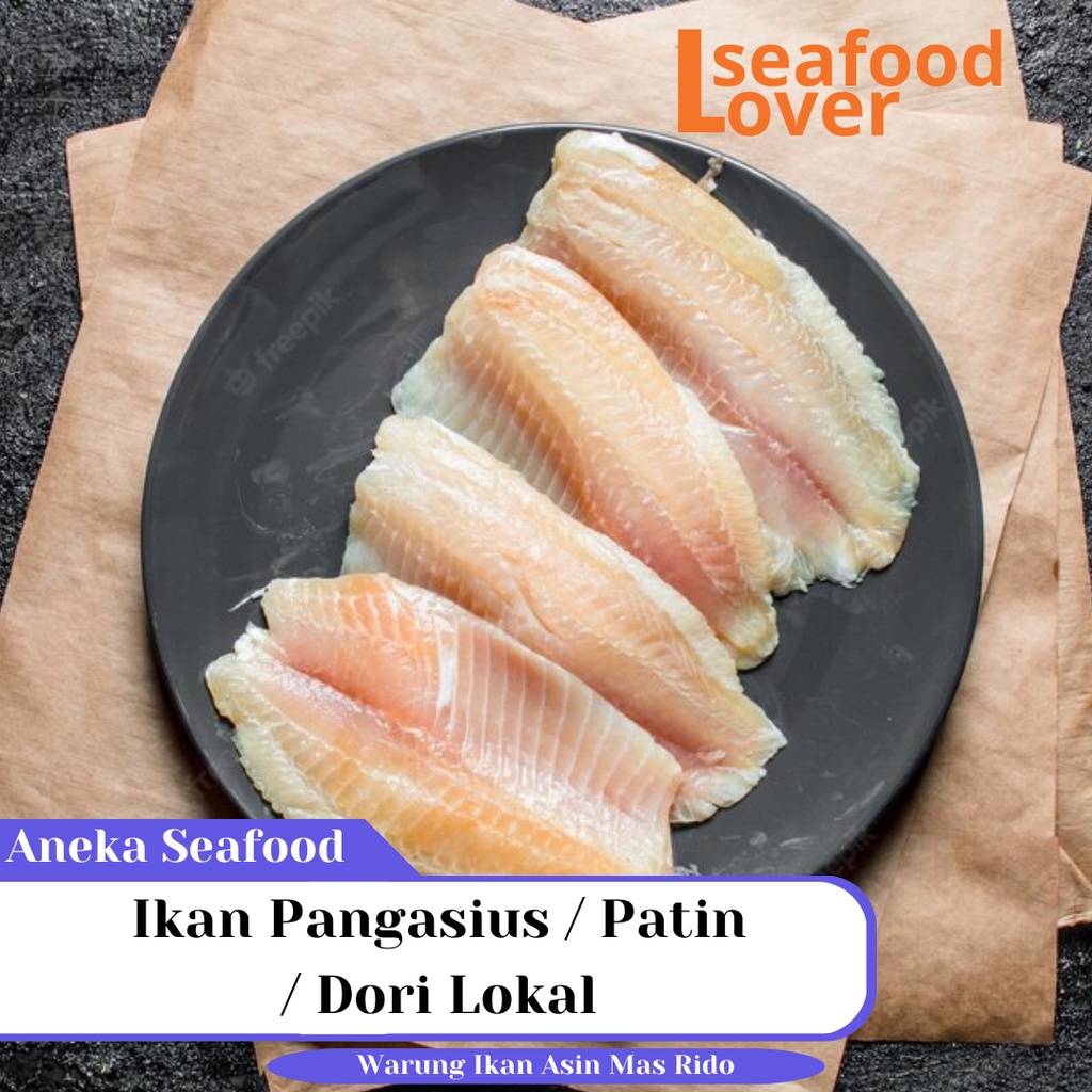 Jual Ikan Dory Filet Daging Dori Fillet Segar 400 Gram Patin Kemasan ...