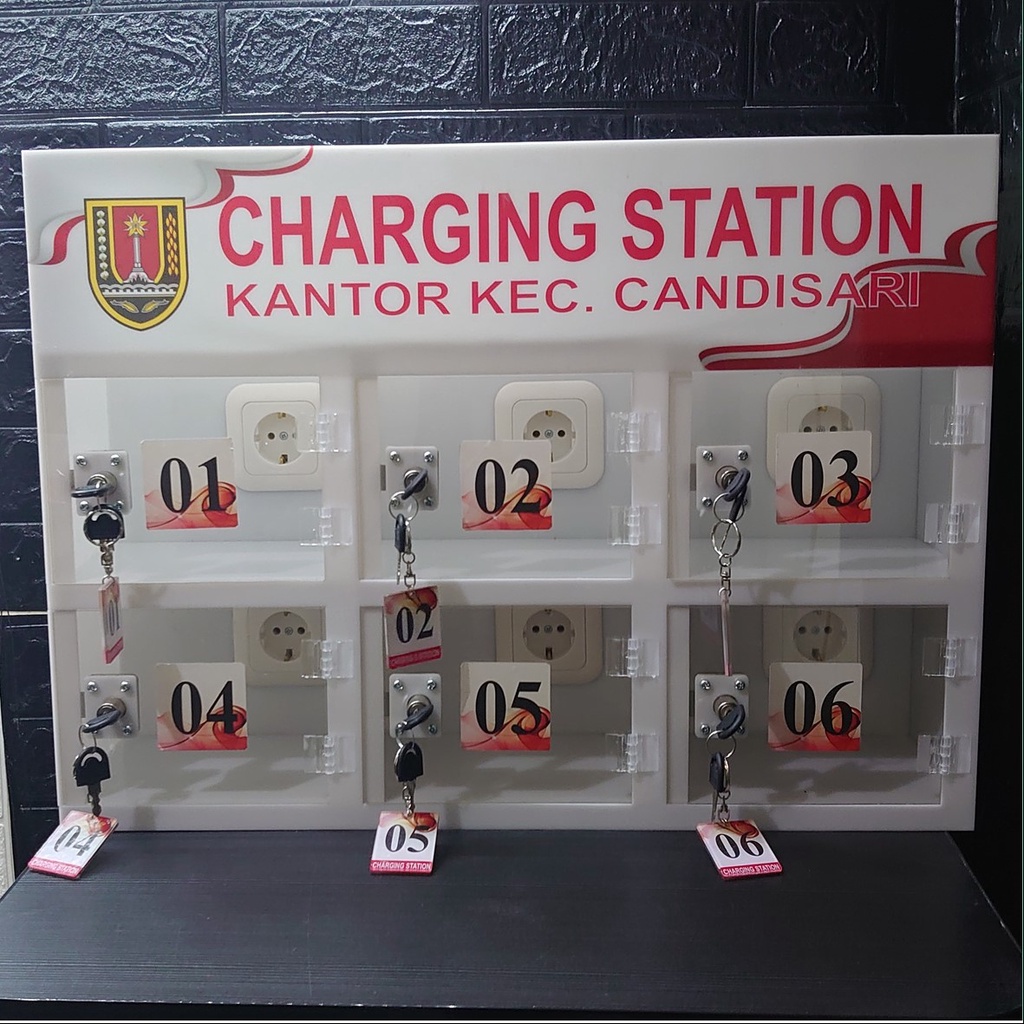 Jual Box Charger HP / Charging Station Akriliik | Shopee Indonesia