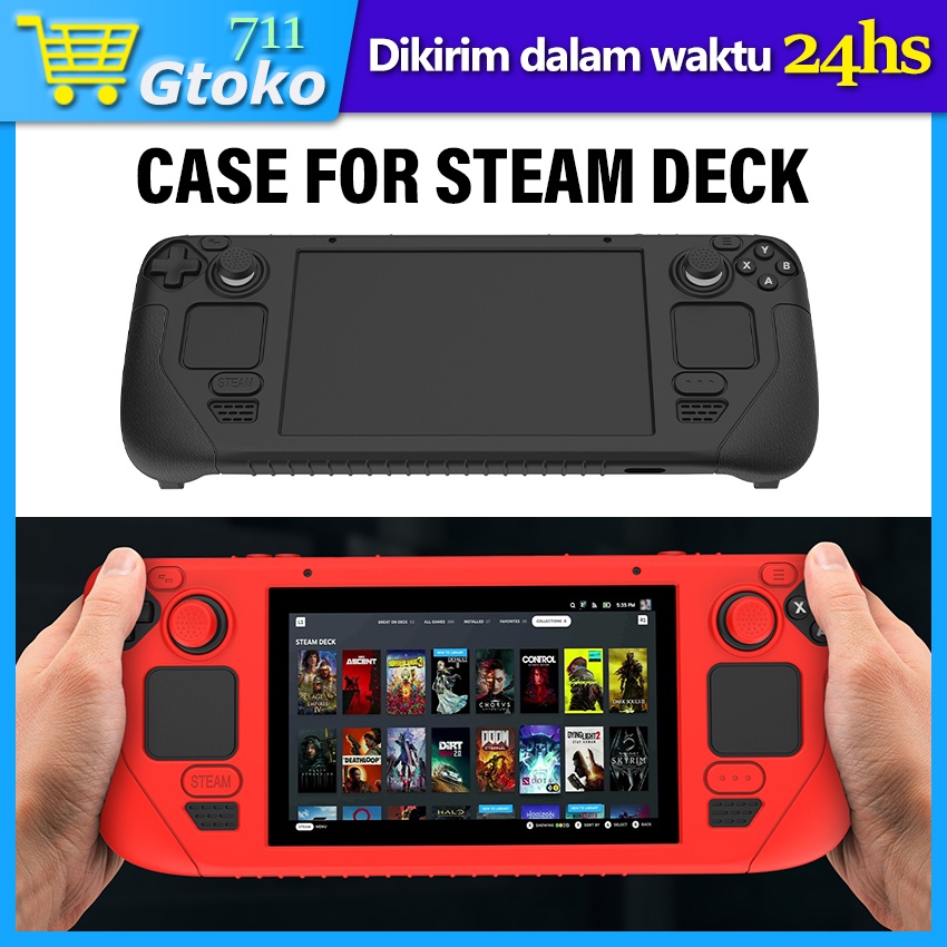 Jual Case Casing Silicone Protective Steam Deck Anti-Scratch Softcase ...
