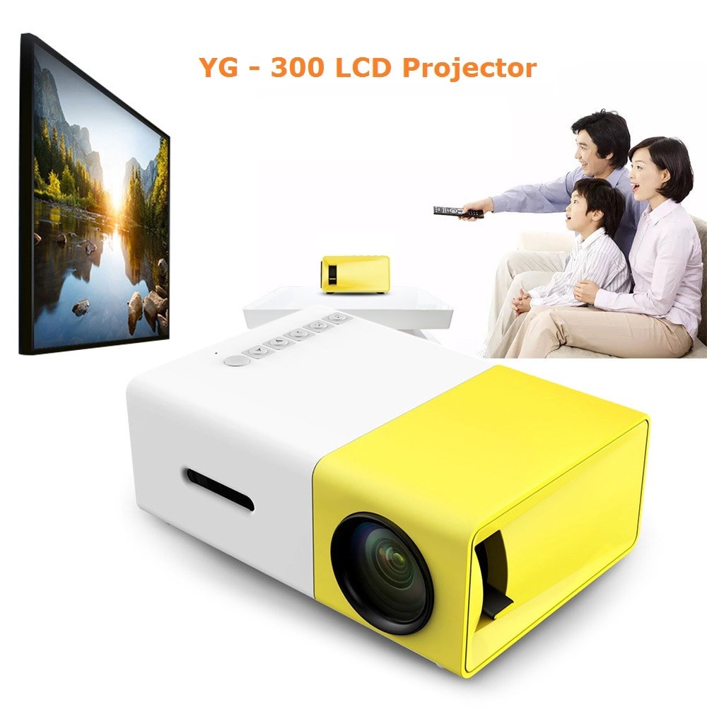 Jual Original] Mini Proyektor YG300 Proyektor LED 1080 P Portabel Mini ...