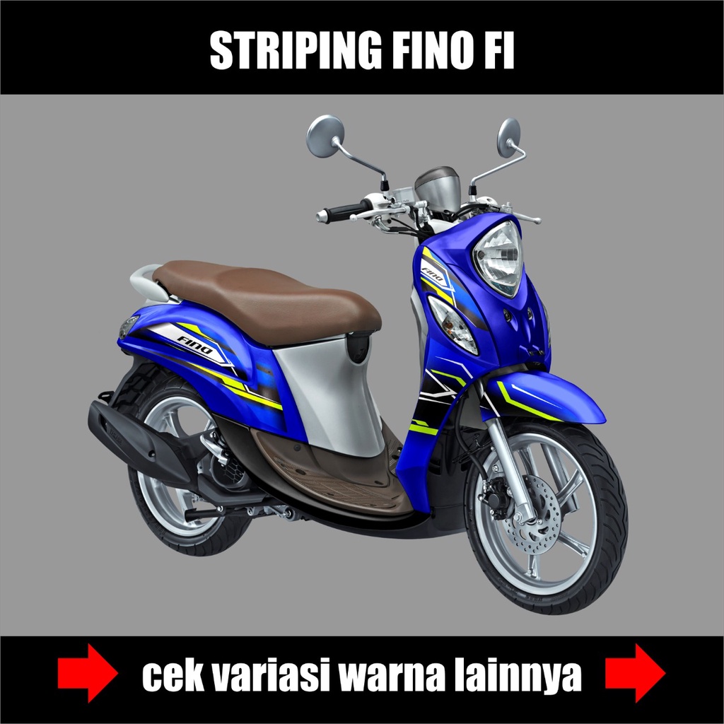 Jual Striping Yamaha Fino Fi / Stiker Motor Mio Fino Fi motif Grafis | Shopee Indonesia