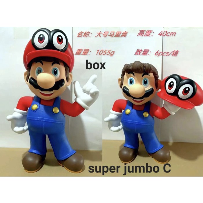 Jual action figure mario bros mario topi mata -Zilong | Shopee Indonesia
