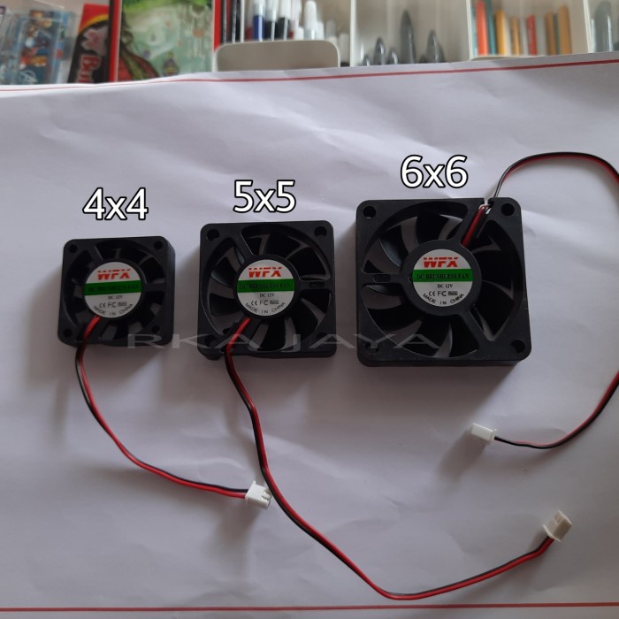 Jual Kipas 12v 4x4 5x5 6x6 Fan 12vdc 4cm 5cm 6cm | Shopee Indonesia
