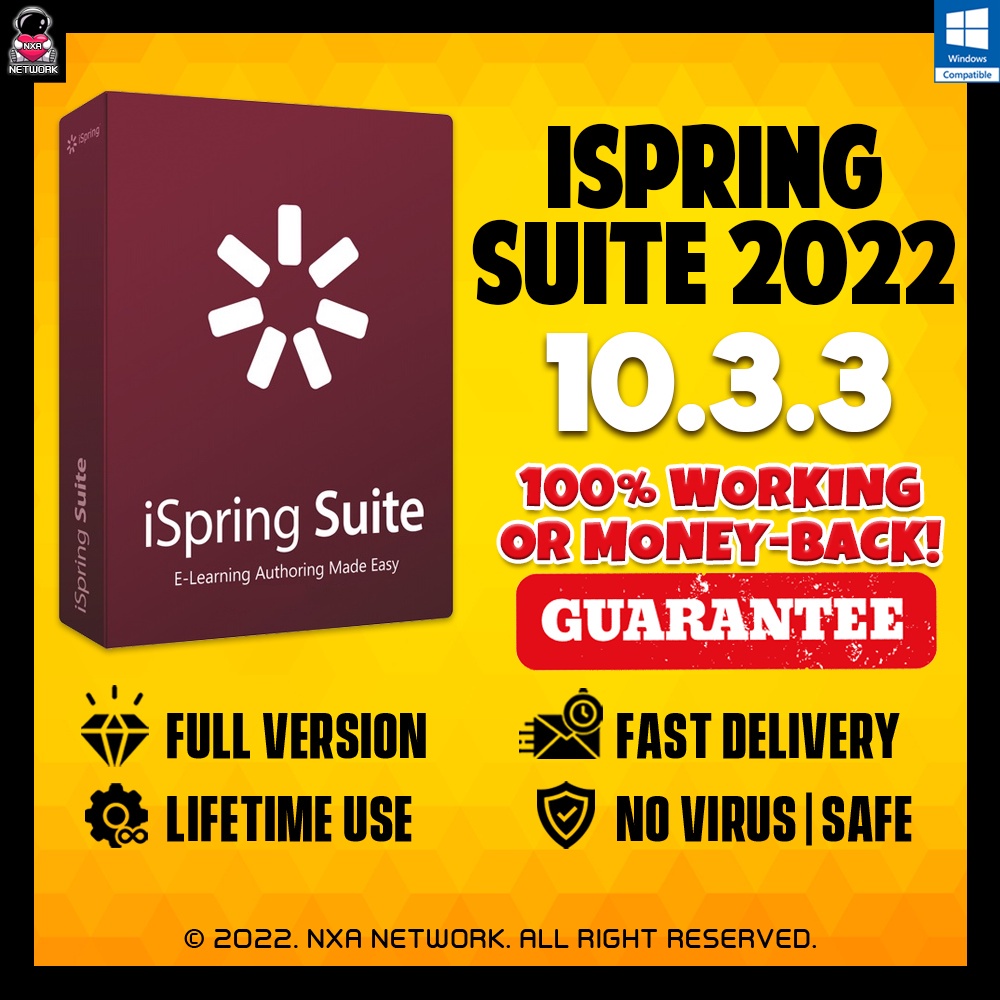 Jual iSpring Suite 2022 v10.3.3 | Guide Provided | Lifetime Full ...