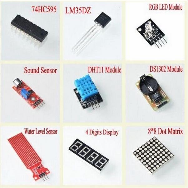 Jual 1 Set Arduino uno r3 advance kit paket komplit software ing ...