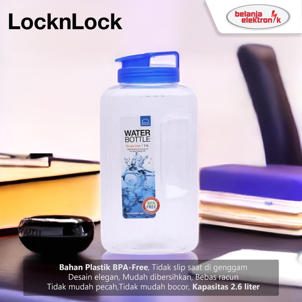 Jual LocknLock Water Bottle / Botol Air Minum Kulkas 2.6L HAP739 ...