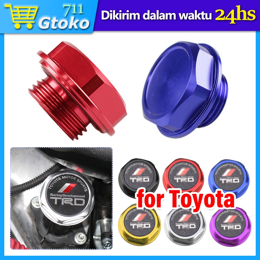 Jual TRD Oil Cap Toyota Tutup Oli Mesin Mobil Universal | Shopee Indonesia