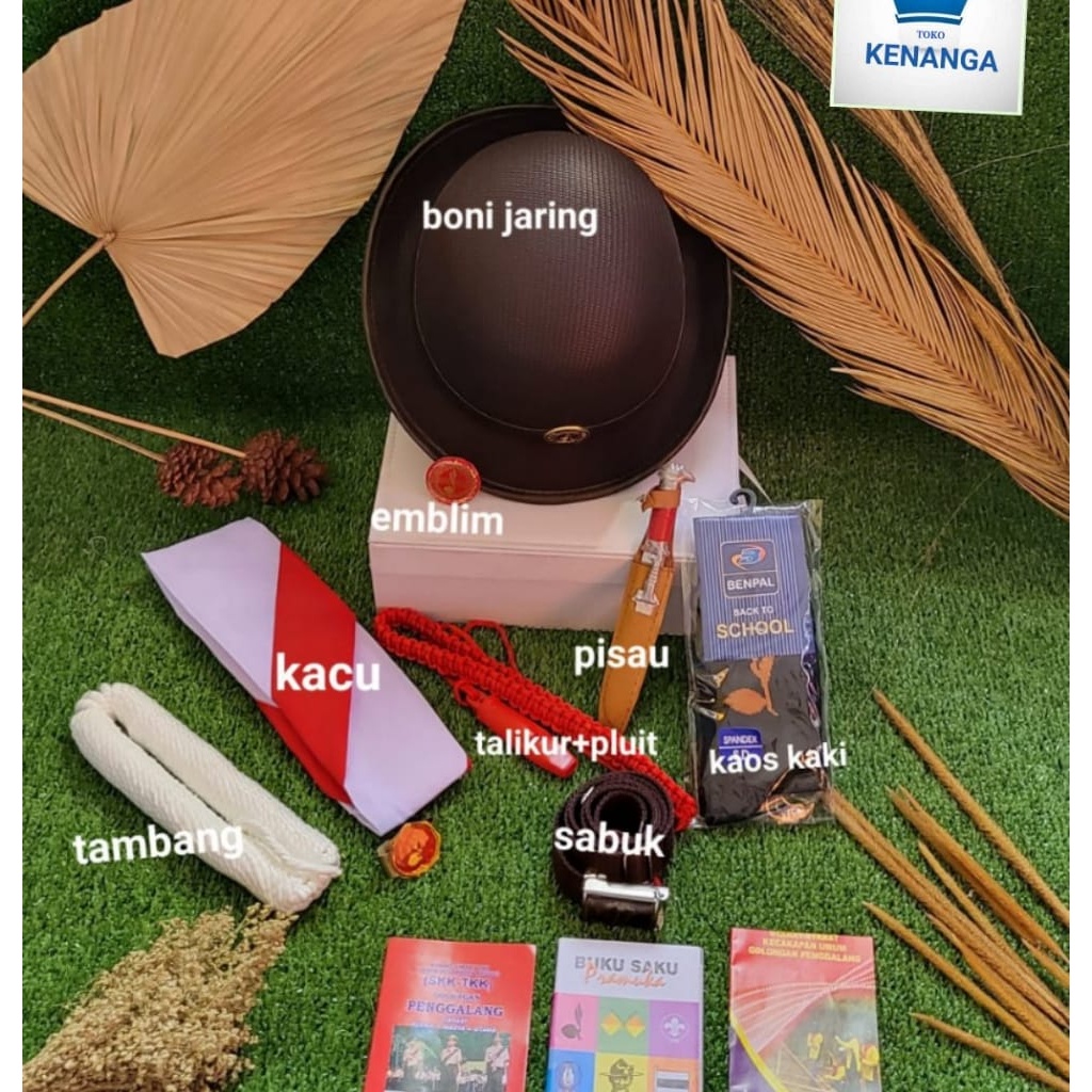 Jual Bordir Atribut pramuka siaga penggalang lengkap SD anak perempuan ...