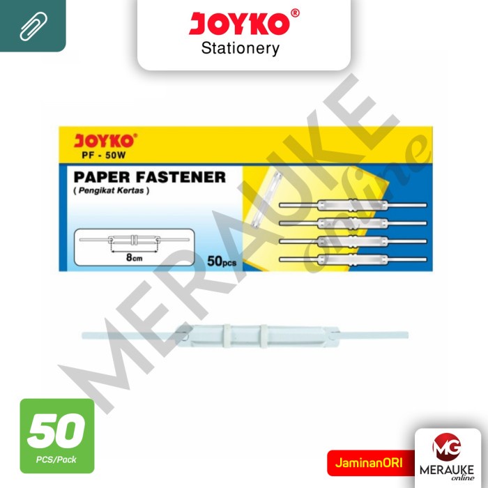 Jual JOYKO Acco Paper Fastener / Pengikat Kertas PF-50 Putih | Shopee ...