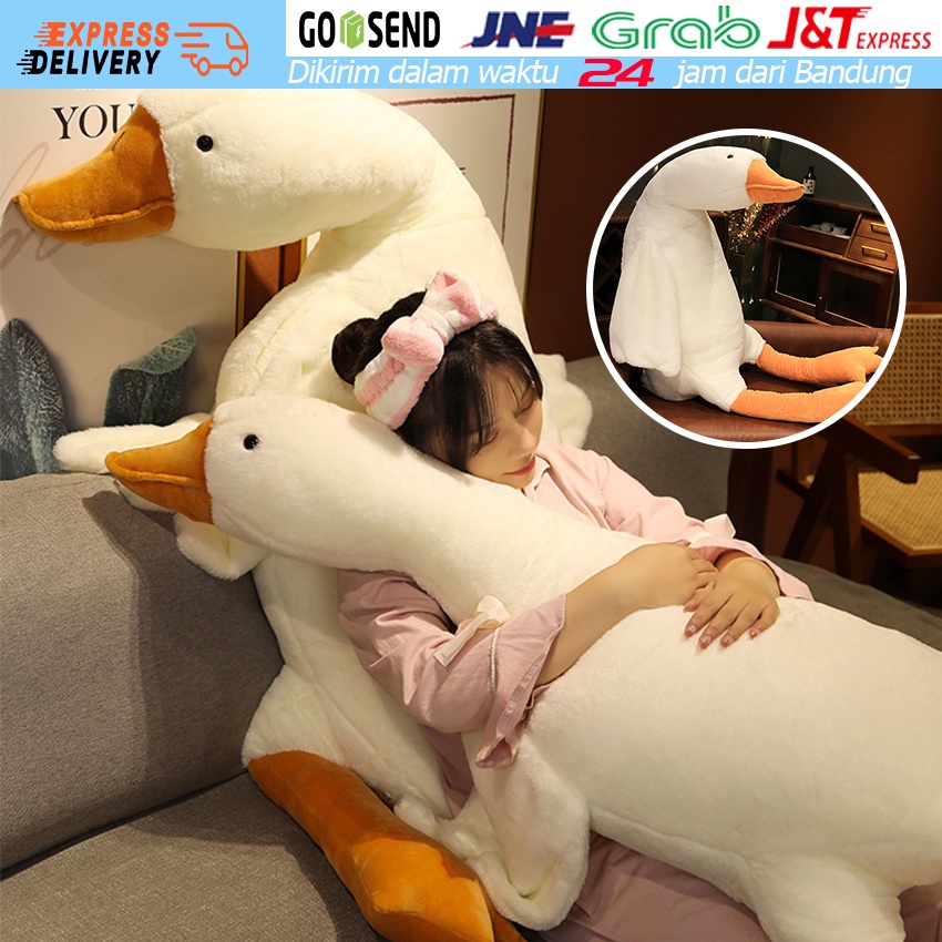 Jual Besar Putih Angsa Mainan Mewah / Mainan Boneka Bantal Tidur Ukuran ...