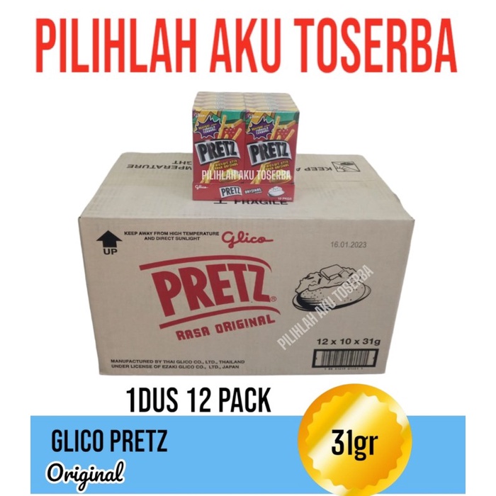 Jual Glico PRETZ ORIGINAL - ( HARGA PER DUS ) | Shopee Indonesia