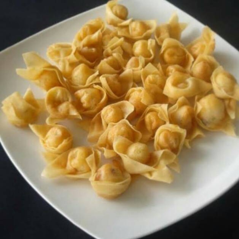 Jual Premium Homemade Mini Wonton 500gr Goreng Frozen Pangsit Dimsum ...