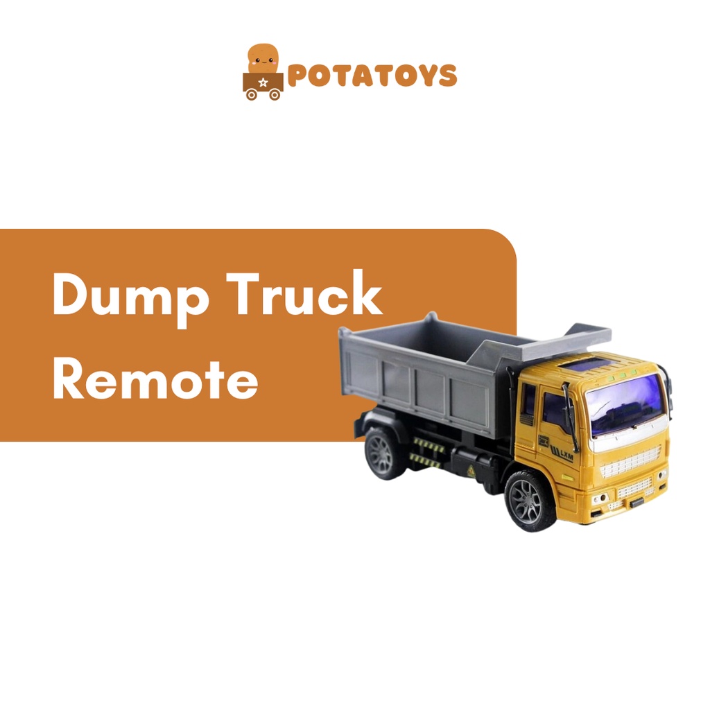Jual [ POTATOYS ] Mainan Anak Dumptruck Super Remote Control / Mobil ...
