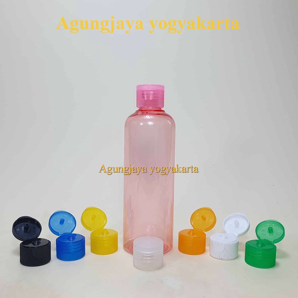 Jual Botol 250 ml BR Pink Tutup Fliptop / Botol Plastik / Botol Fliptop ...
