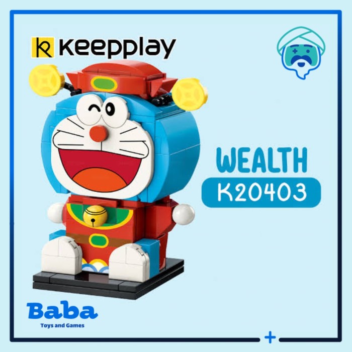 Jual FIGURE KEEPPLEY KEEPLEY DORAEMON LUCKY CAT TOY BRICK BALOK SUSUN ...