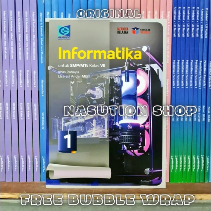 Jual Buku Informatika Kelas 1 2 3 / 7 8 9 SMP Grafindo Kurikulum Merdeka - KELAS 2 SMP | Shopee ...