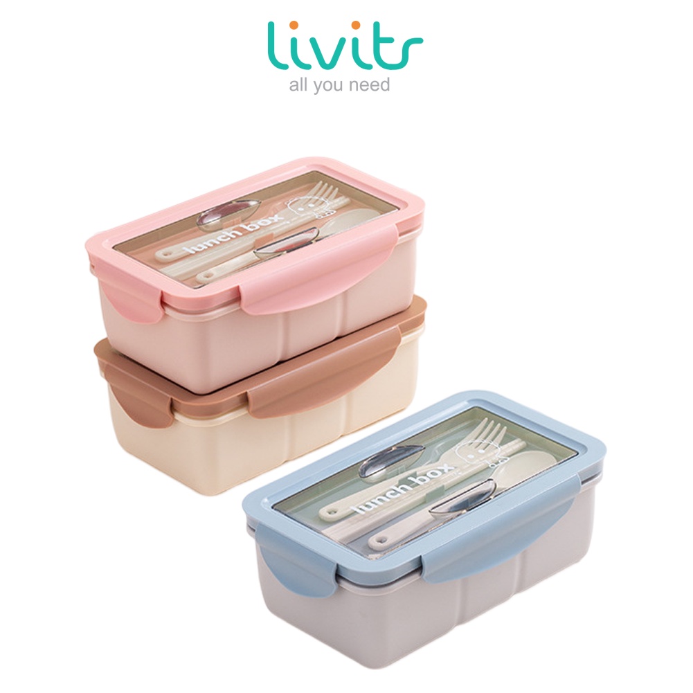 Jual LUNCH BOX SET Ukuran 1000ML / Kotak Makan Siang Anak dan Dewasa ...