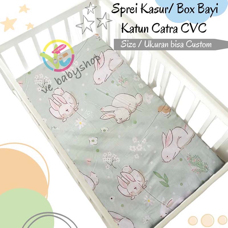 Jual Sprei kasur bayi baby bed sheet sprei bayi request ukuran & motif ...