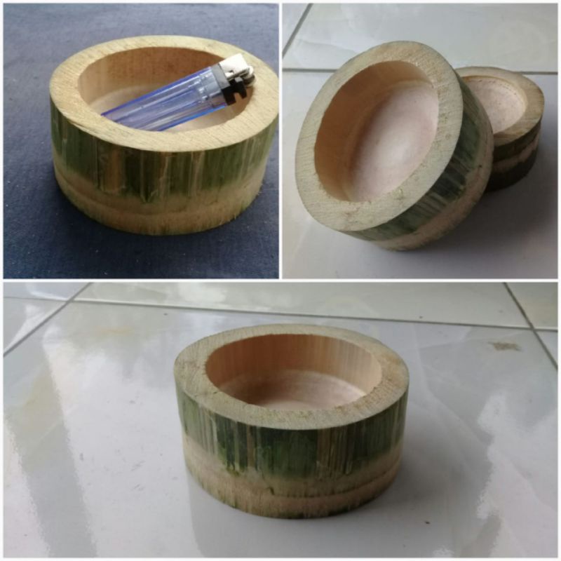 Jual Asbak bambu diameter 8-12 cm | Shopee Indonesia