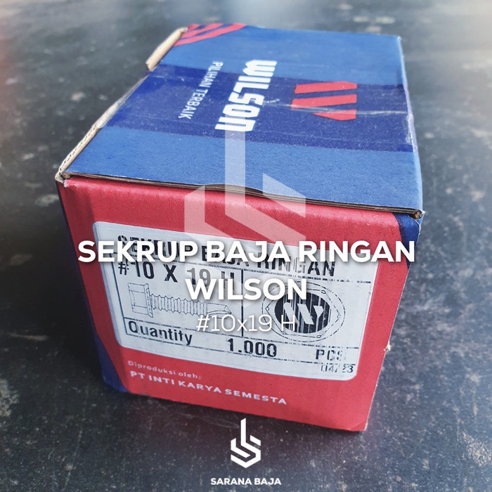 Jual Skrup / Sekrup Baja Ringan Wilson 10 x 19 Kemasan 1000pcs - 1000pcs | Shopee Indonesia