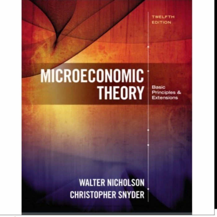 Jual Buku Microeconomic Theory 12th edition by walter nicholson ...