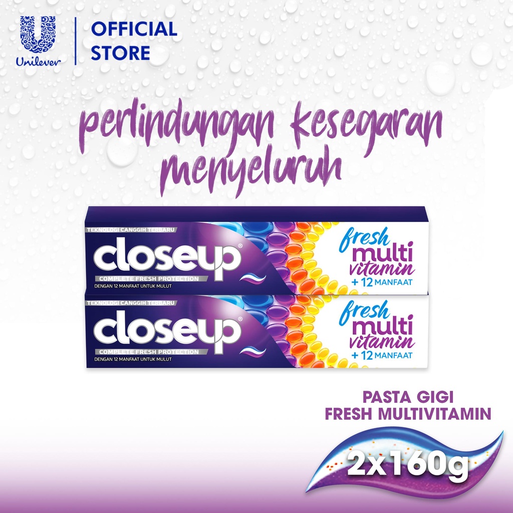 Jual Closeup Pasta Gigi Fresh Multivitamin Complete Fresh Protection ...