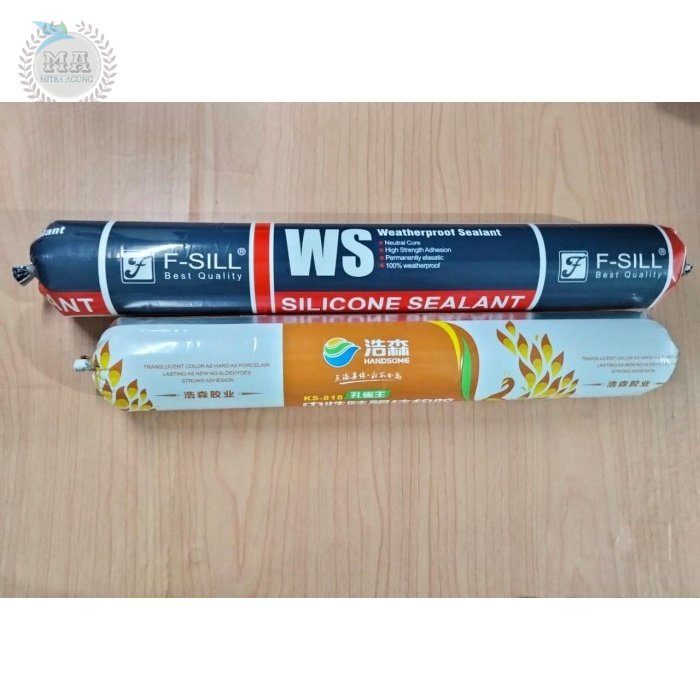 Jual LEM SILICONE HANDSOME SEALANT LEM SOSIS WEATHERPROOF SEALANT ...
