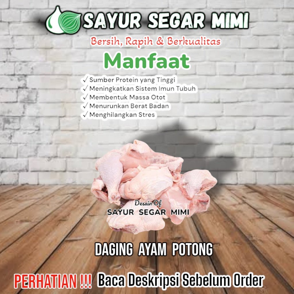 Jual Ayam Potong Negeri Segar (450Gr - 500Gr) dan Semua Bagian - Sᴀʏᴜʀ ...