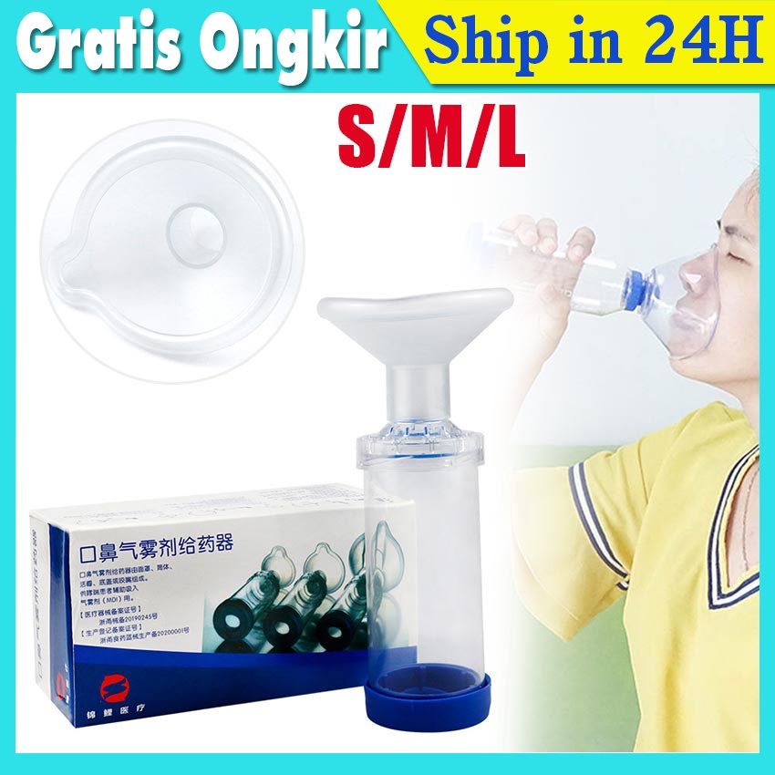 Jual Alat Terapi Asma Aerochamber AS175 Aerospacer Corong Asma Aero ...