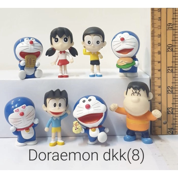 Jual action figure doraemon chibi set isi 8 -Zilong | Shopee Indonesia