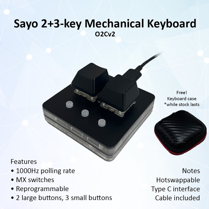 Jual Sayo 2+3-key Mechanical Keyboard MX Switch KB O2Cv2 RGB osu ...