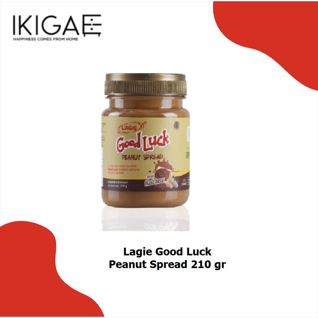 Jual LAGIE SELAI KACANG GOOD LUCK / GOOD LUCK PEANUT SPREAD 210 GR ...