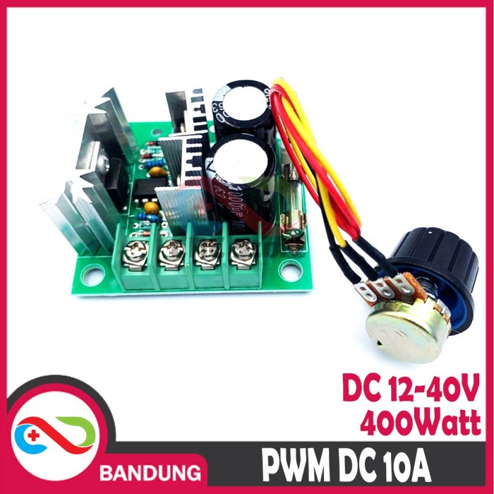 Jual PWM DC 10A STRONG SPEED CONTROL MOTOR DC LED DIMMER 400W 12V-40V 3S27 | Shopee Indonesia