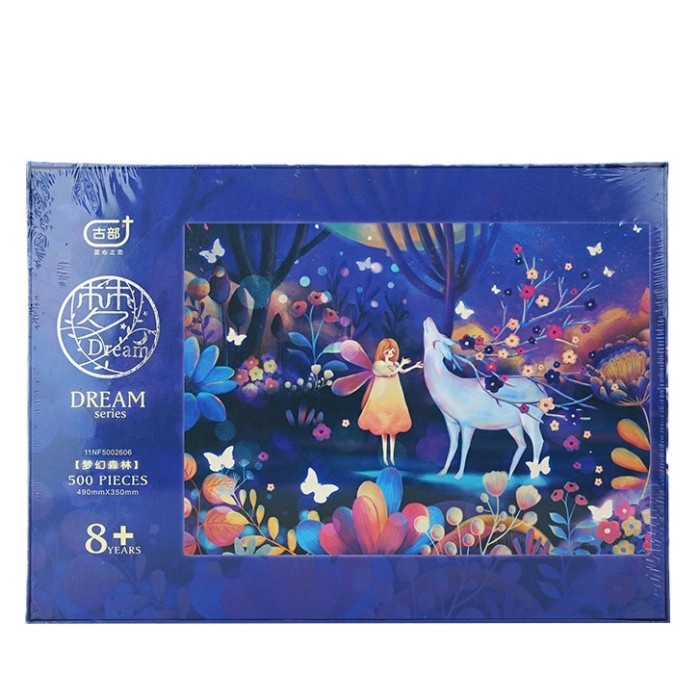 Jual KKV Mainan Puzzle Gu Bu 500Pcs Dream Series Advanced White Card ...