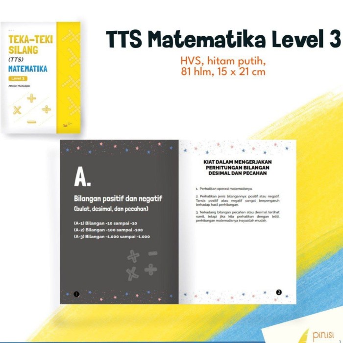 Jual Buku Anak Teka-Teki Silang TTS Matematika Level 3 | Shopee Indonesia