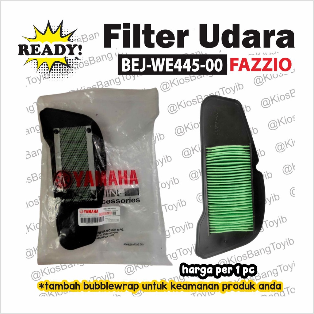 Jual Filter Saringan Udara Yamaha FAZZIO FAZIO GRAND FILANO (BEJ-WE445 ...