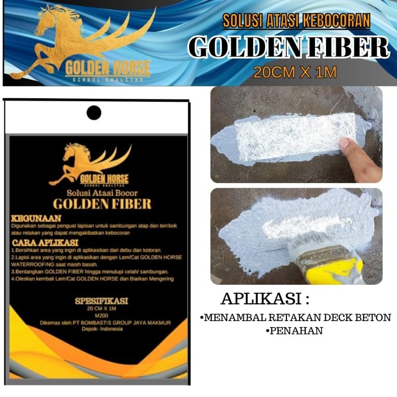 Jual Serat Fiber waterproof Pelapis beton/ tembok - 20 CM X 1M | Shopee ...