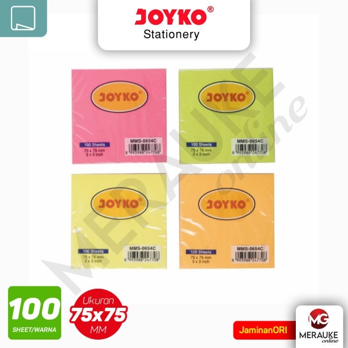 Jual JOYKO Memo Sticky Note MMS-0654C | Shopee Indonesia