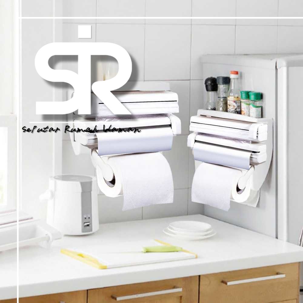 Jual Triple Paper Dispenser - Tempat Tissue Cling Wrap Alumunium Foil ...