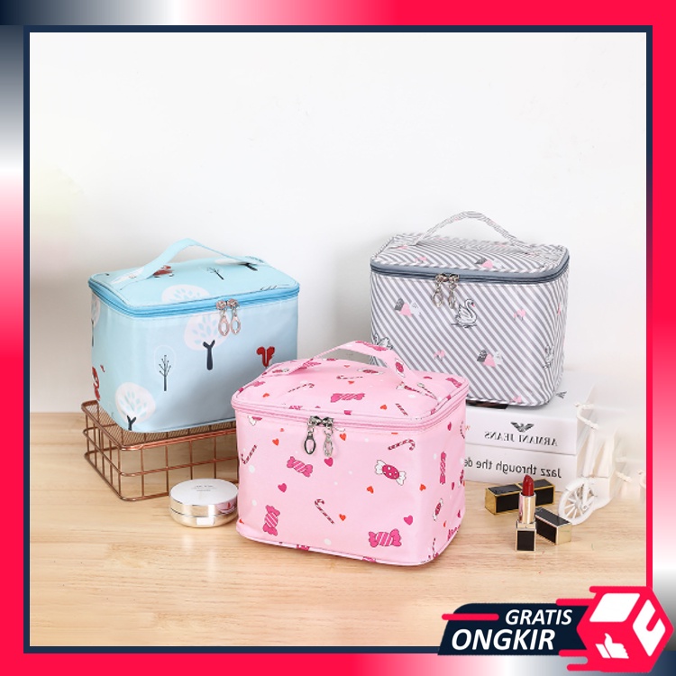 Jual Gratis Ongkir - T5845 Tas Kosmetik Multifungsi Kosmetik Pouch Make Up / Multi Pouch Travel ...