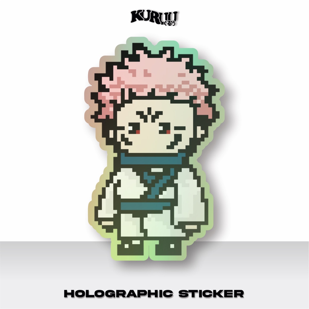 Jual Kuruu Sticker Pixel Hologram Anime Jujutsu Kaisen/JJK - Sukuna ...