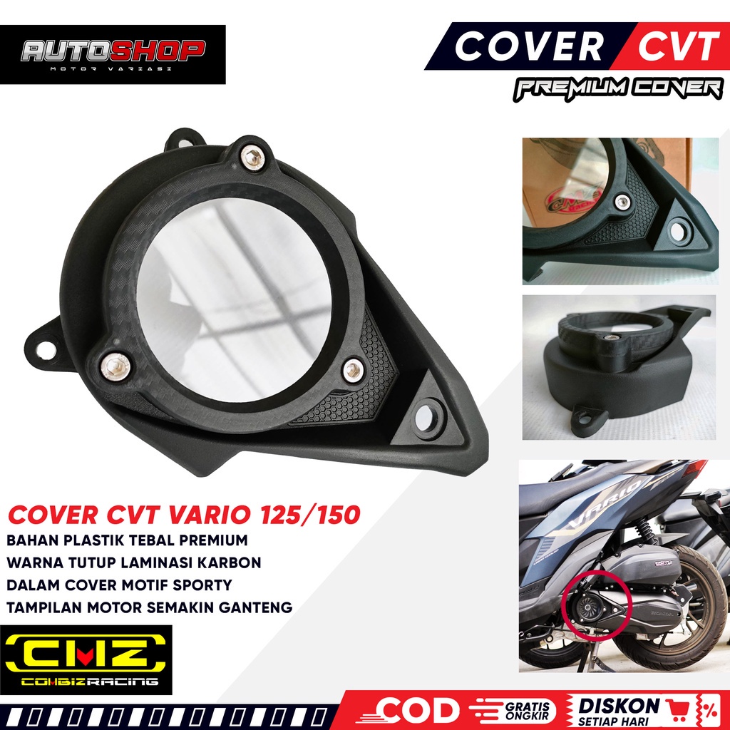 Jual Cover CVT VARIO 125/150 LED NEW 2018-2023 Cover Air Duct ALL NEW ...