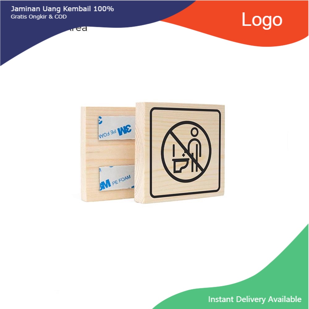 Jual do not litter sign system - papan penanda - wall sign - door sign ...