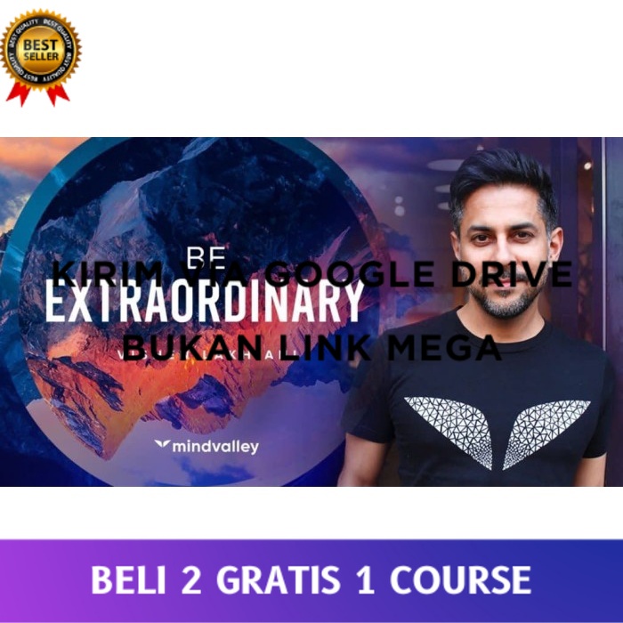 Jual XTUTOR ecourse mindvalley be extra ordinary dari vishen lakhiani murah | Shopee Indonesia