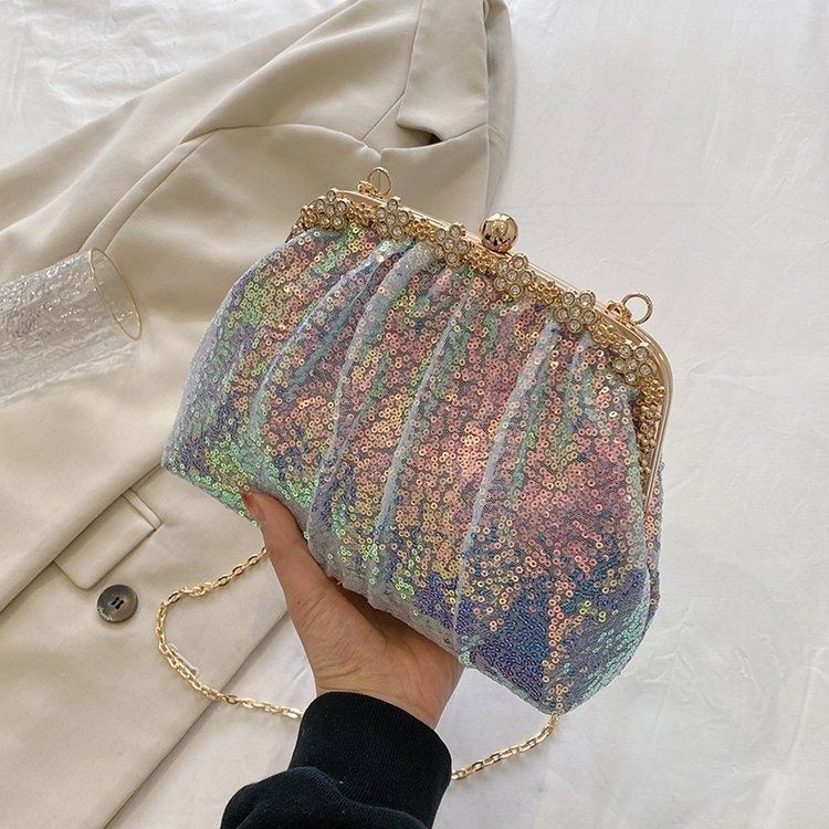 Jual Shell Bag Fashion Celebrity Handheld Bag One Shoulder Diagonal ...