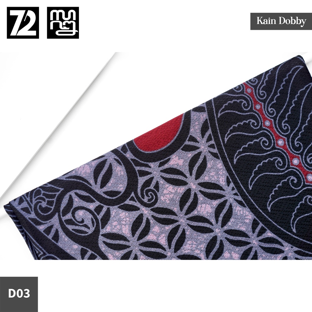 Jual KAIN BATIK PREMIUM Bahan Dobby Motif Parang Abstrak Warna Merah ...